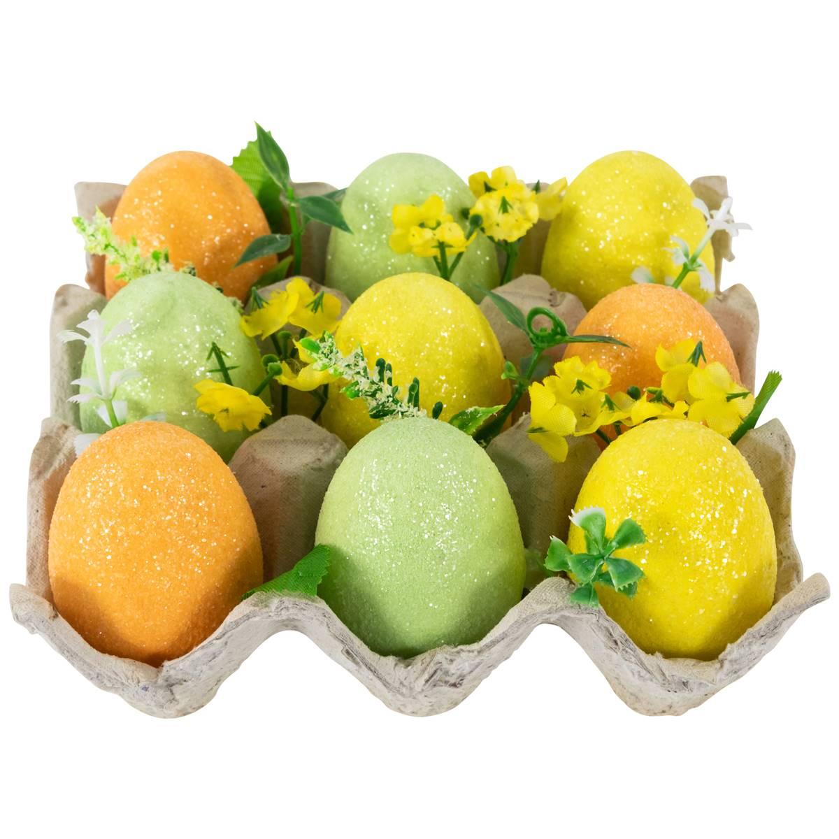 Click here for Northlight Seasonal Carton of Glittered Easter Egg... prices