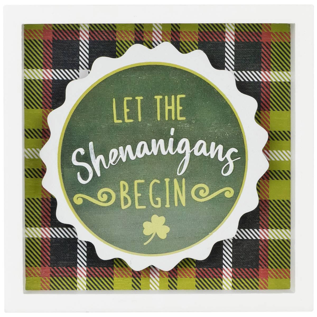 Click here for Northlight Seasonal Let the Shenanigans Begin Wall... prices