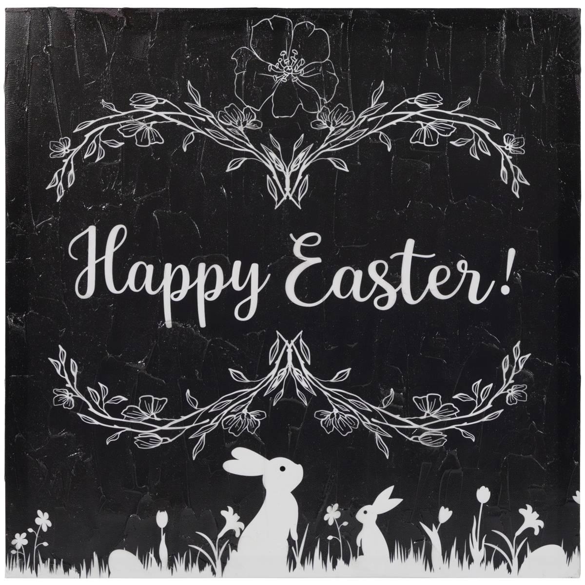 Click here for Northlight Seasonal Happy Easter Bunnies Canvas Wa... prices