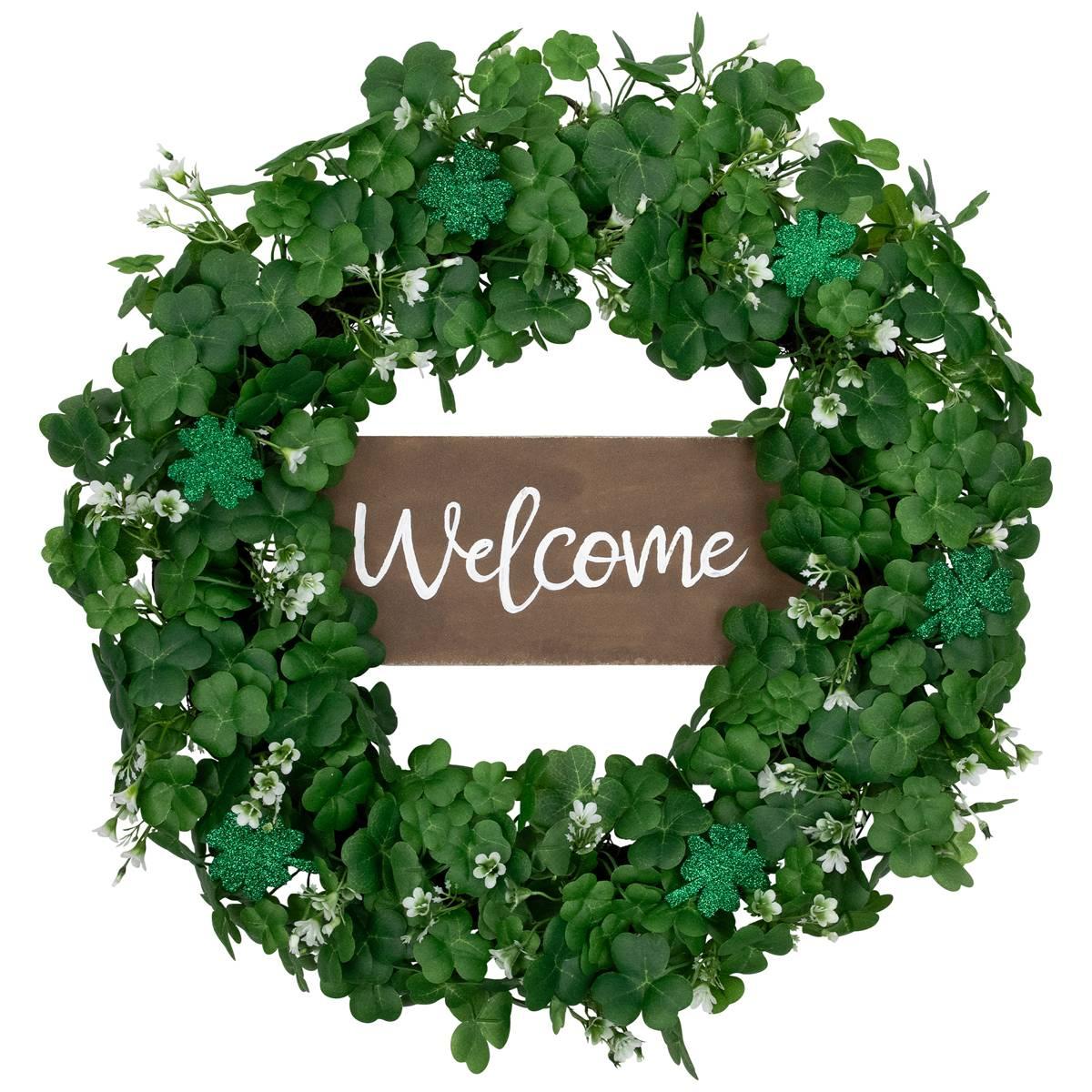 Click here for Northlight Seasonal Shamrock Welcome St. Patricks... prices