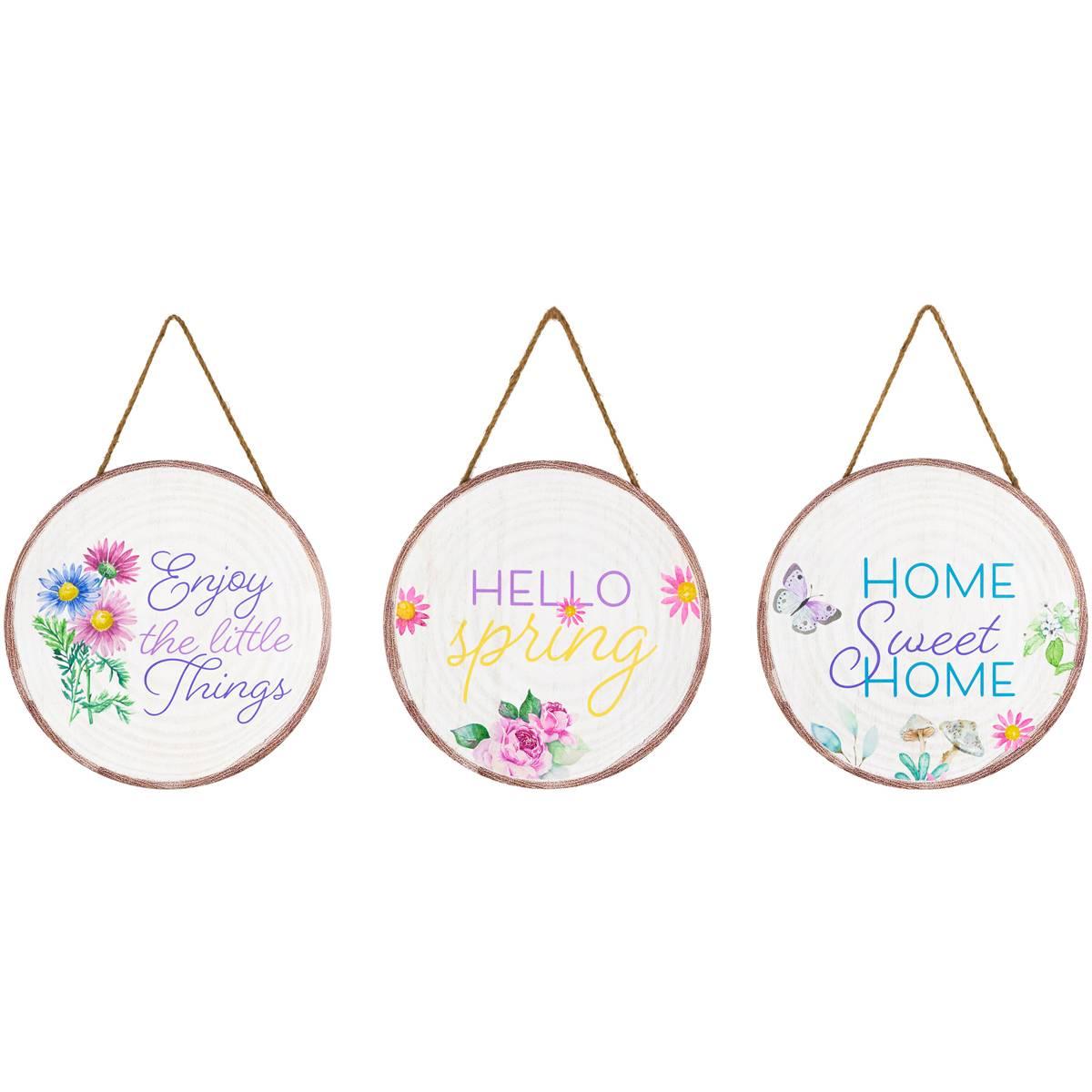 Click here for Northlight Seasonal Spring Floral Hanging Wall Sig... prices