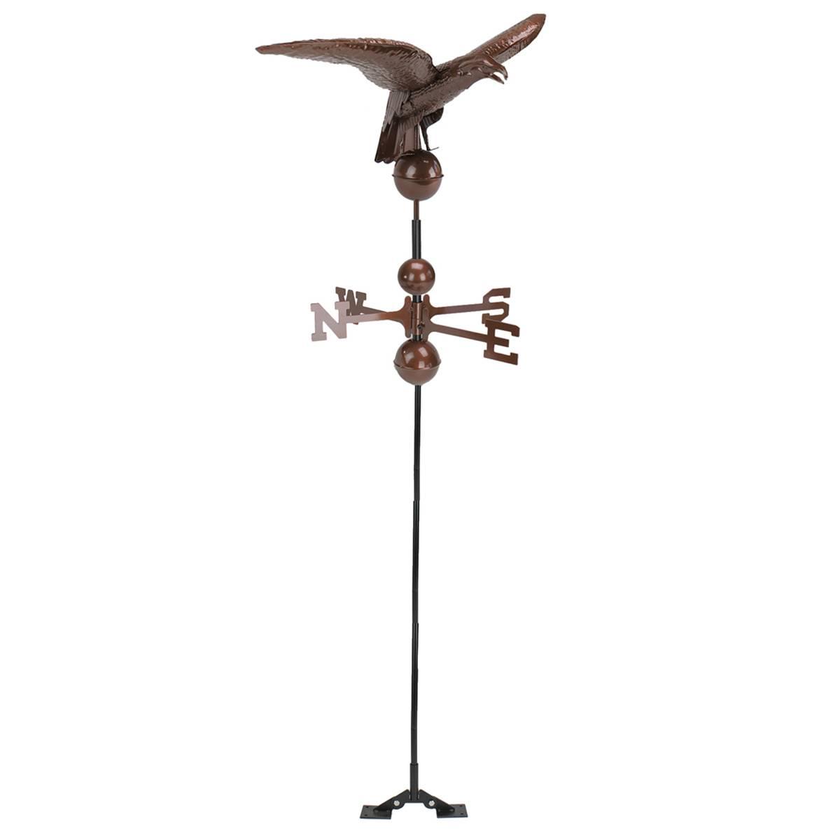 DAK 36in. Polished Eagle Outdoor Garden Weathervane