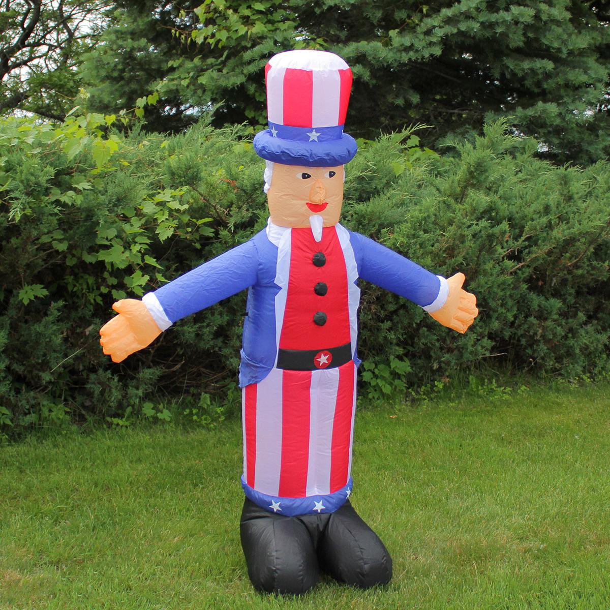 Click here for Northlight Seasonal Inflatable Lit Uncle Sam Outdo... prices