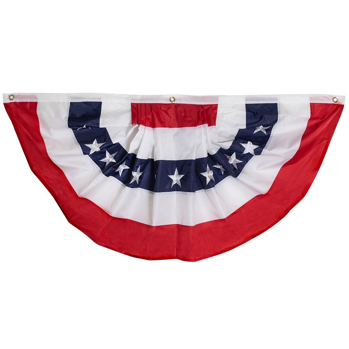 Click here for Northlight Large Patriotic Bunting Flag prices