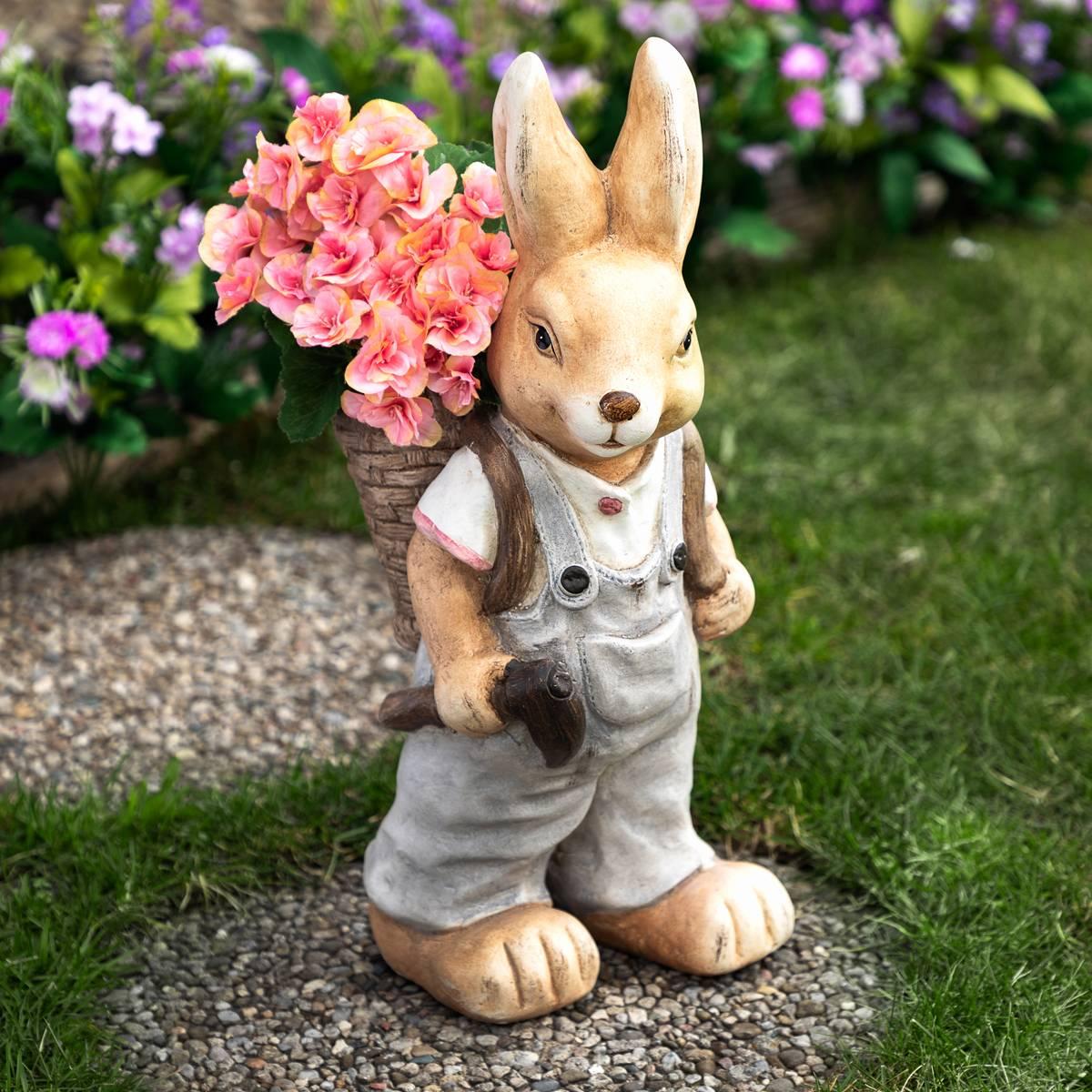 Click here for Northlight Seasonal Boy Rabbit Easter Garden Plant... prices