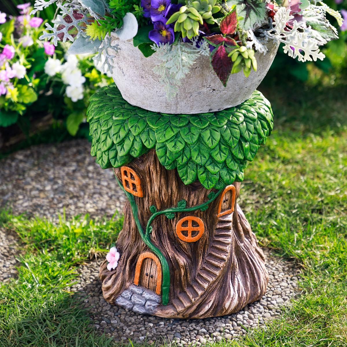 Click here for Northlight Seasonal Fairy Tree Stump Garden Plant... prices