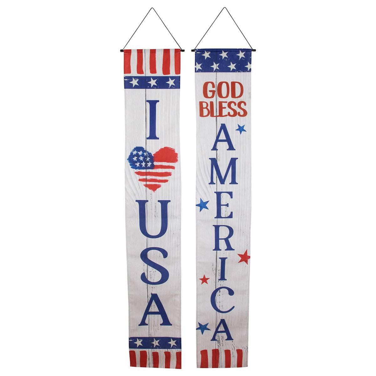 Click here for Northlight Seasonal Stars and Stripes Door Banners... prices