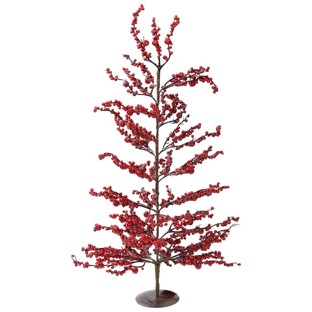 Click here for Northlight 30in. Festive Red Berries Christmas Tre... prices