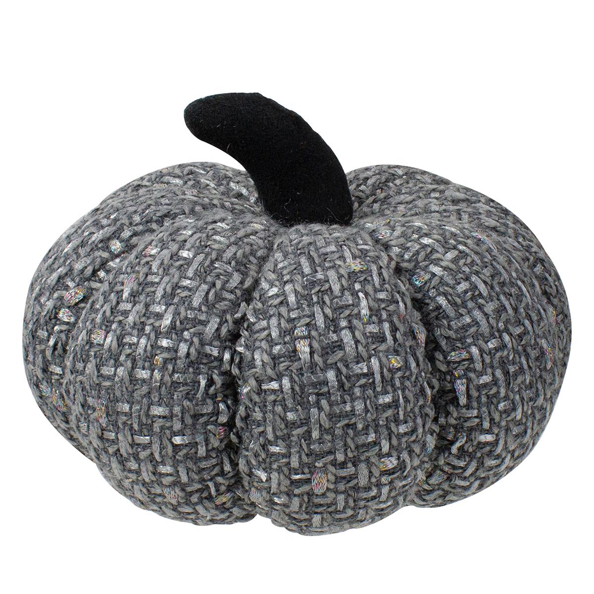 Click here for Northlight Grey Knitted Fall Harvest Pumpkin prices
