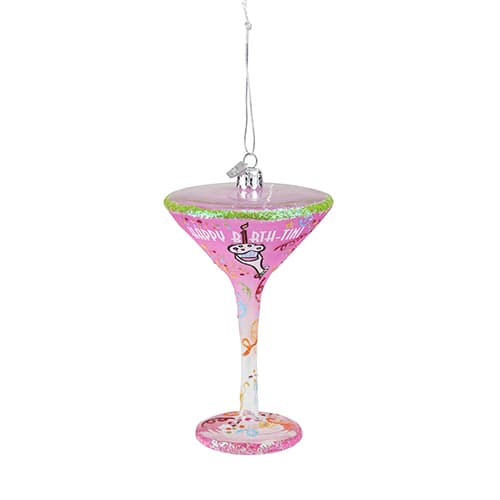 Click here for Kurt Adler 7in. Blown Happy Birth-Tini Martini Coc... prices