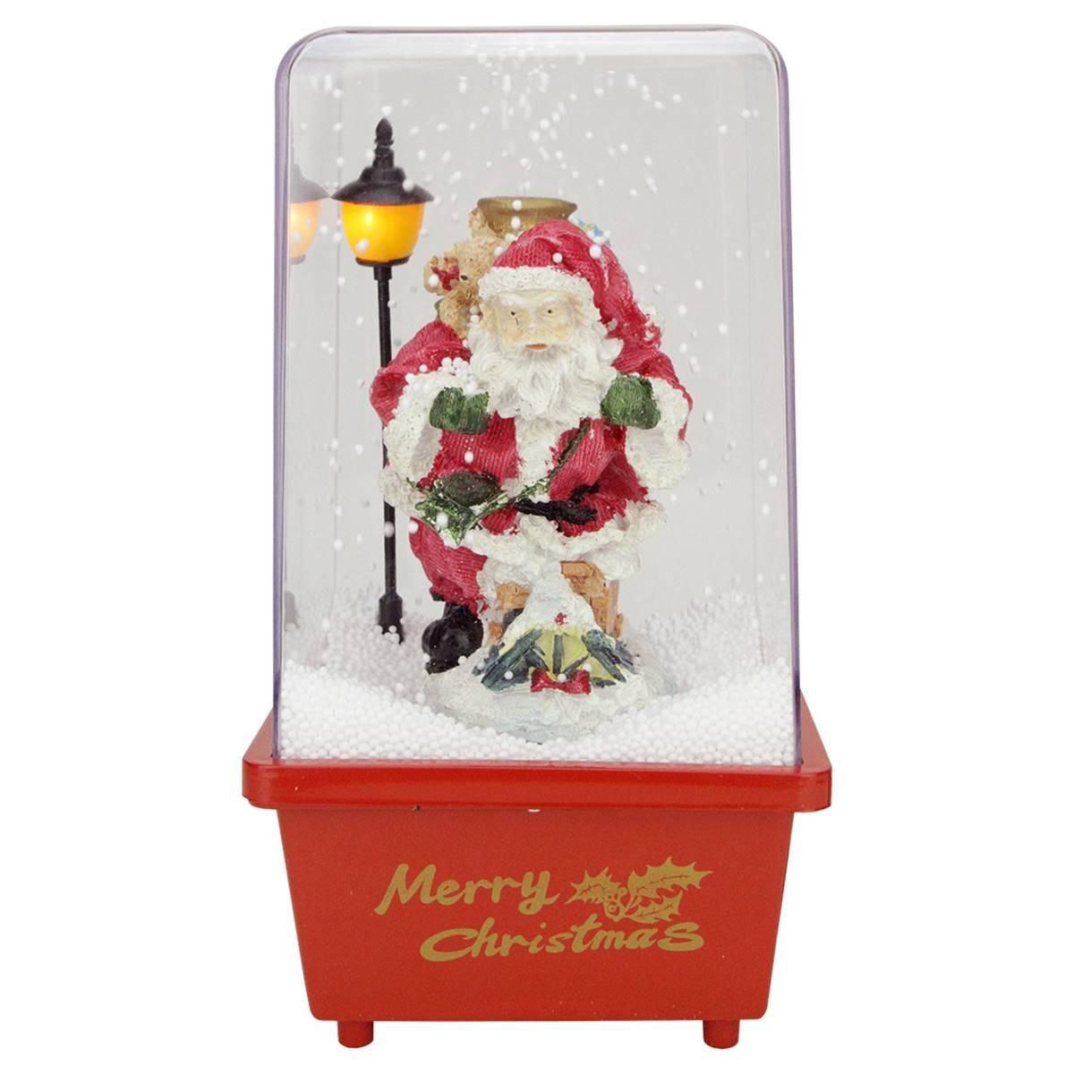 Click here for Northlight Musical Santa Claus Christmas Glitterin... prices