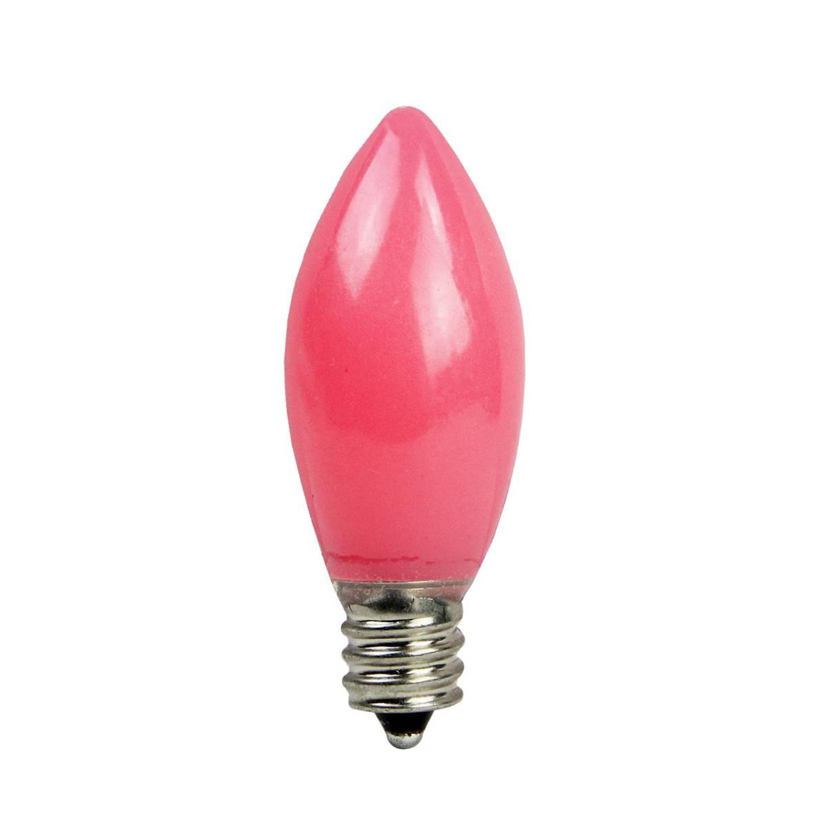 Click here for Sienna C9 Opaque Pink Christmas Replacement Bulbs... prices
