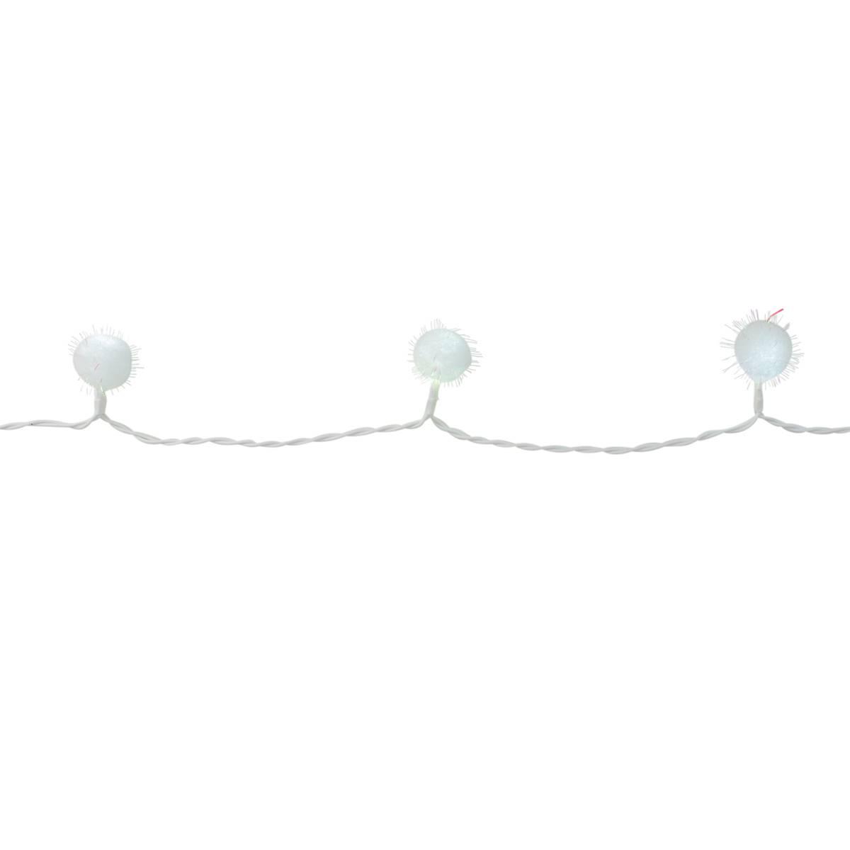 Click here for Kaemingk 40ct. Cool Iridescent Snowball LED Christ... prices