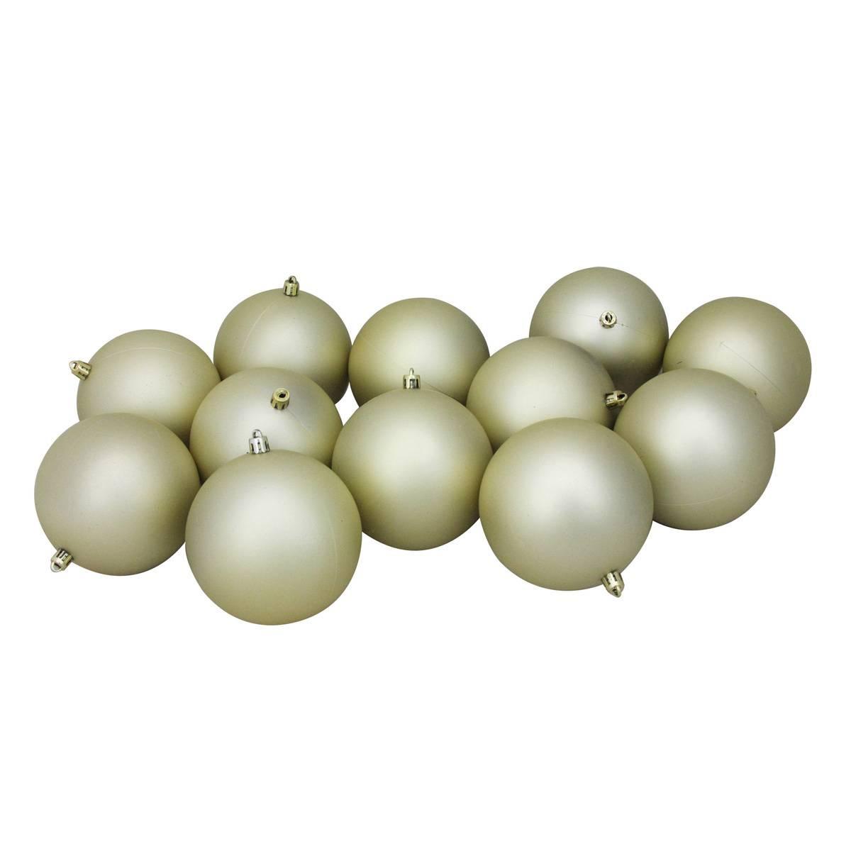 Click here for Northlight 12ct. Champagne Gold Shatterproof Chris... prices