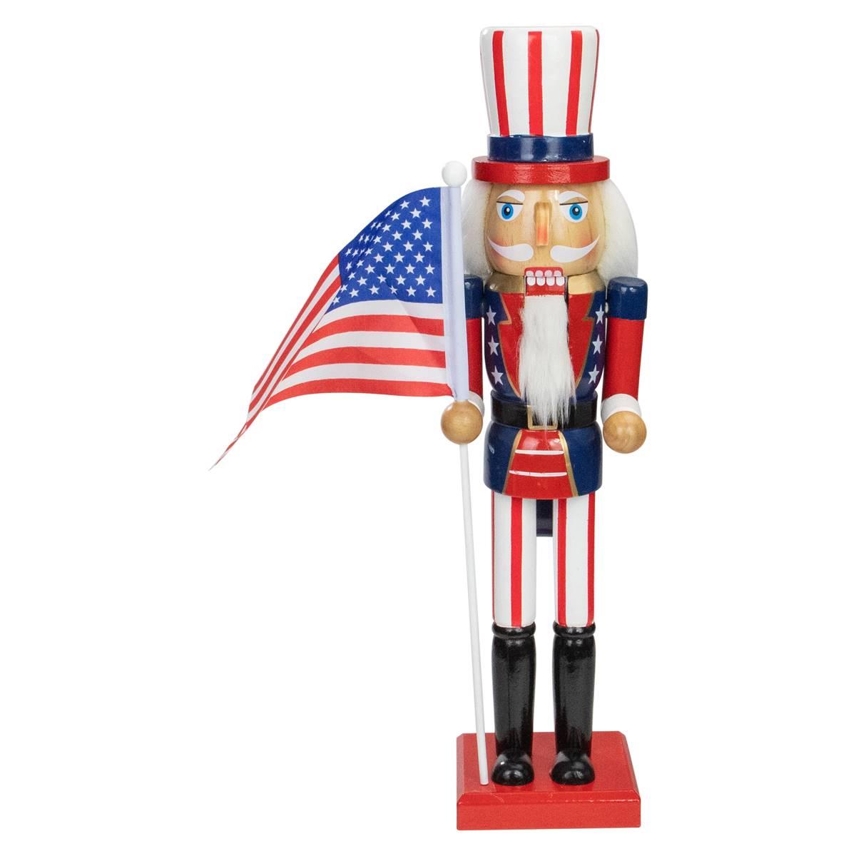 Click here for Northlight Seasonal 15in. Uncle Sam Christmas Nutc... prices