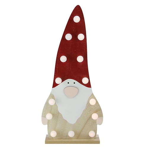 Click here for Northlight LED Lighted Wooden Santa Gnome Figurine prices