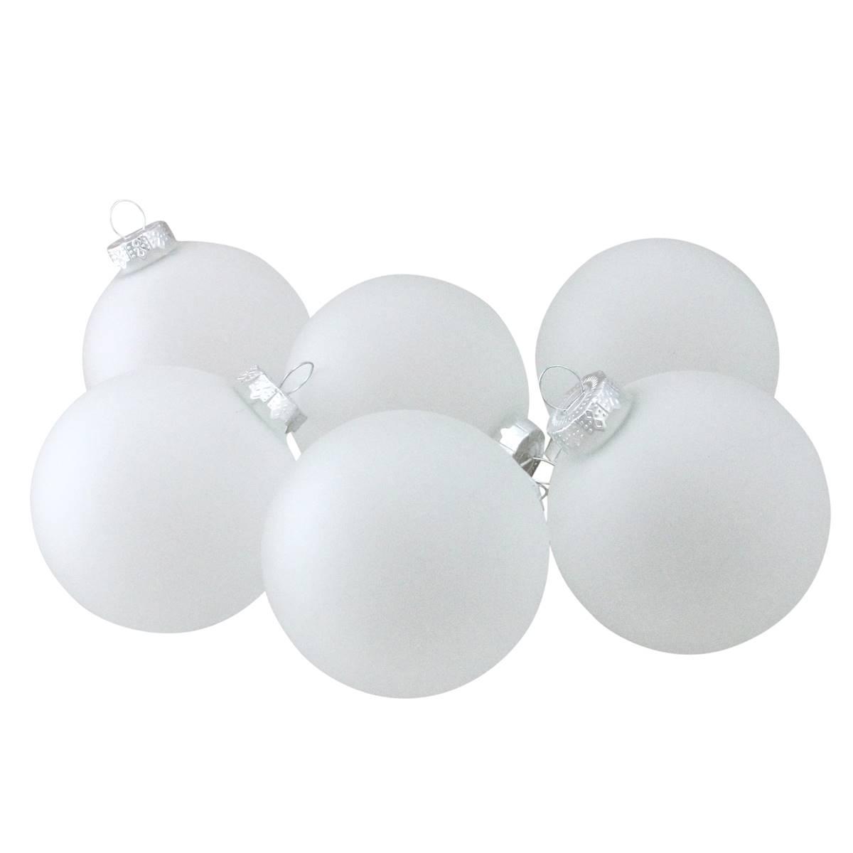 Click here for Northlight Seasonal 6ct. Frosted Glass Christmas B... prices