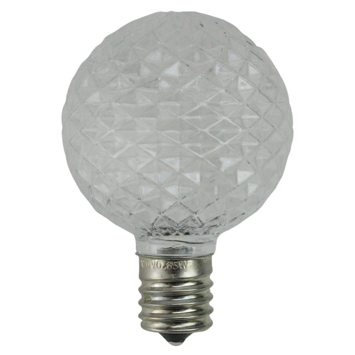 Click here for Northlight 25pk Faceted LED G50 Clear Christmas Re... prices