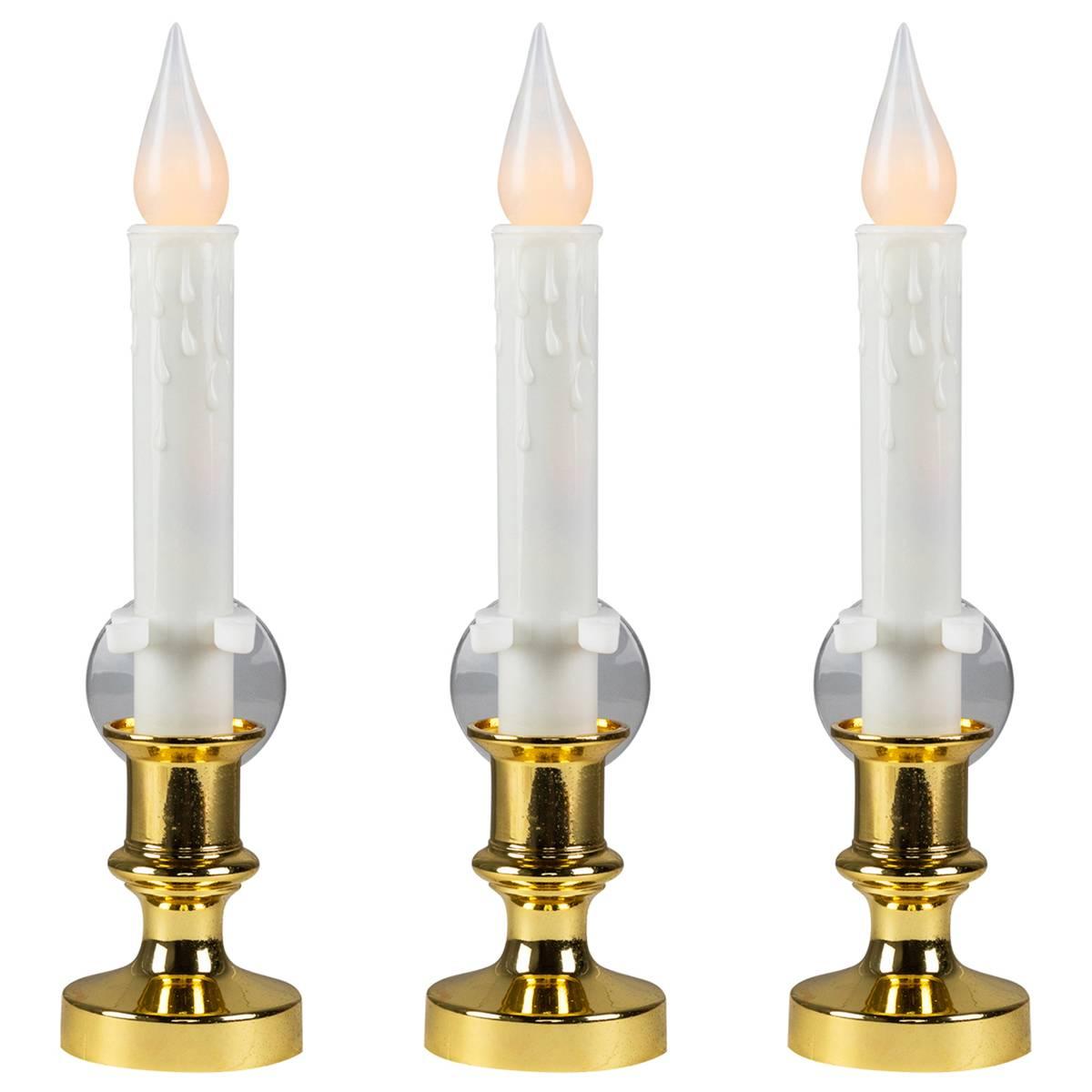 Click here for Northlight Seasonal Set of 3 LED Flickering Window... prices