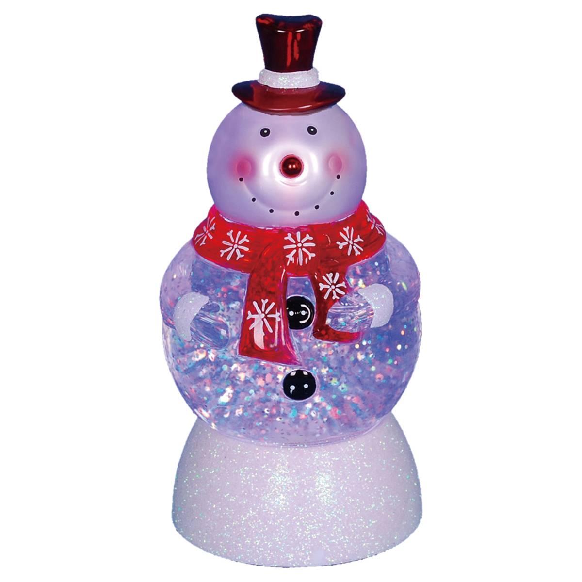 Click here for Northlight 7.5in. LED Snowman with Top Hap Snow Gl... prices
