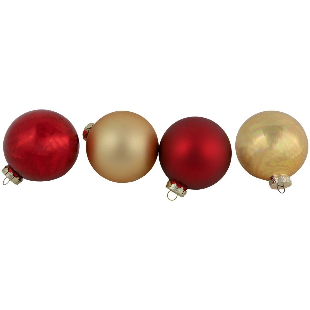 Click here for Northlight 96ct. 2-Finish Glass Ball Christmas Orn... prices