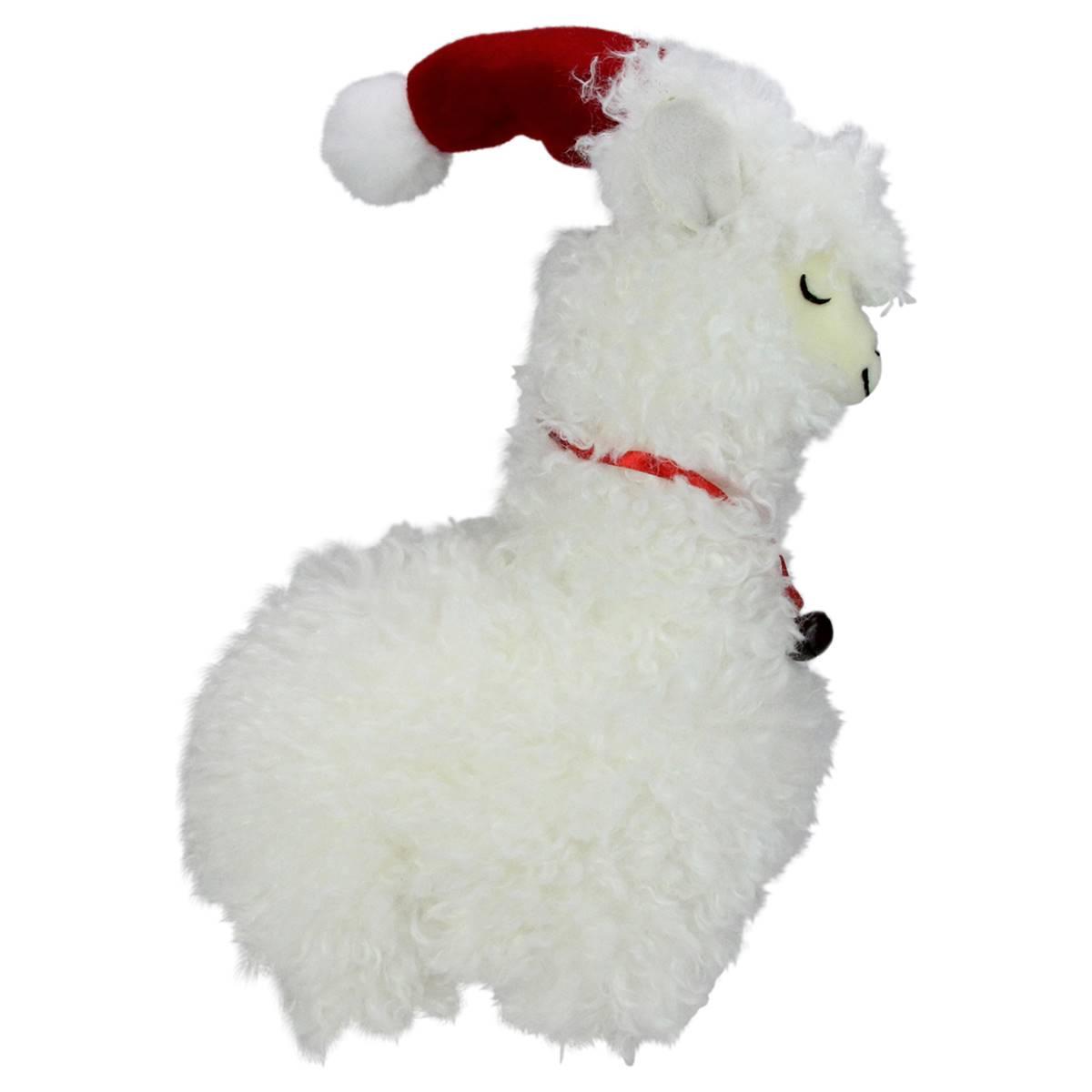 Click here for Northlight Standing Plush Sleeping Llama Christmas... prices