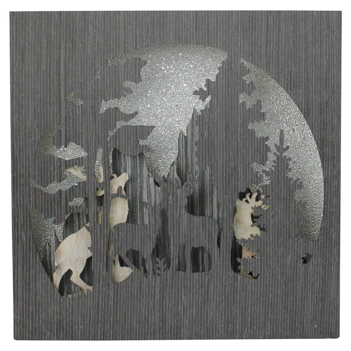 Click here for Northlight Winter Woodland Deer Christmas Shadow B... prices