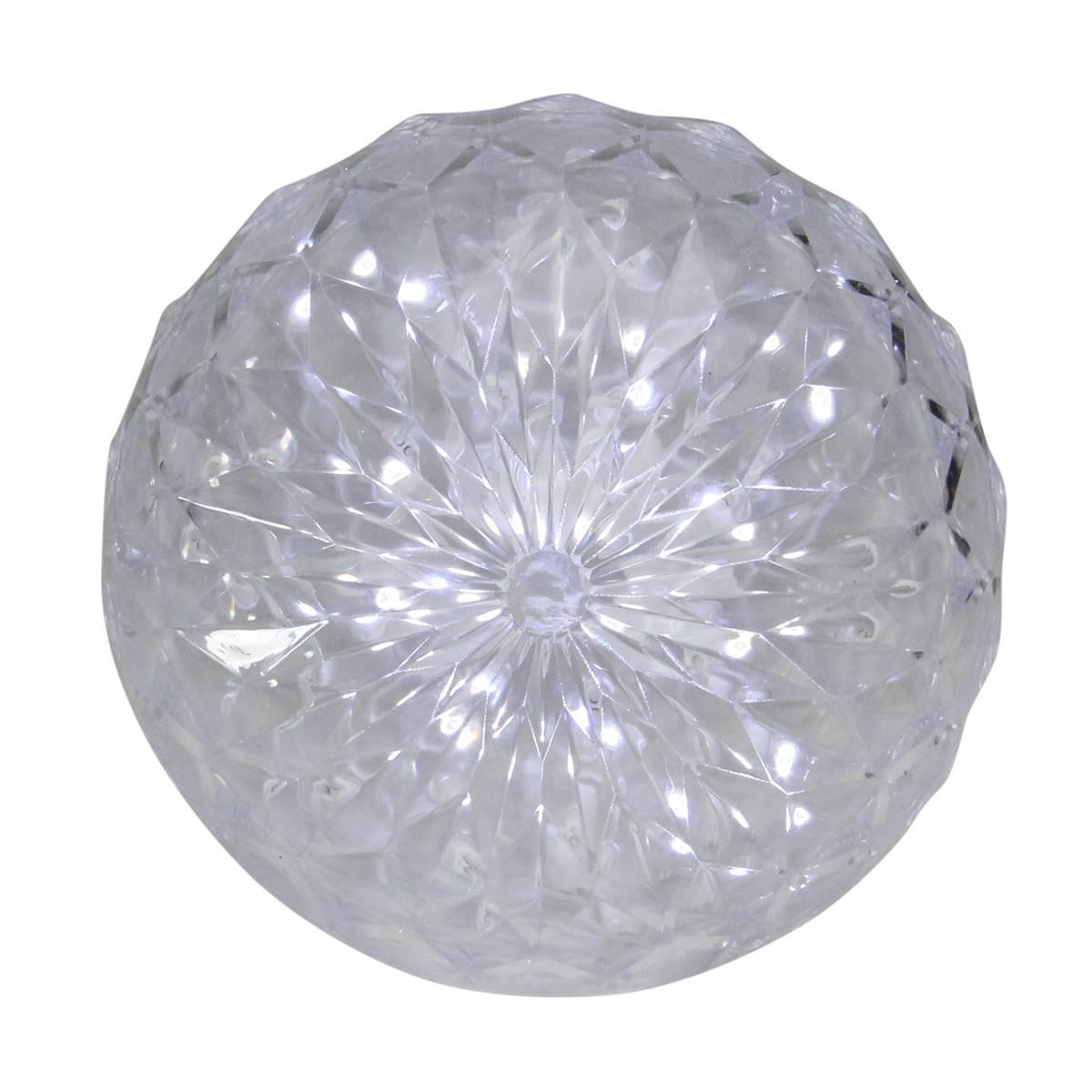 Northlight White Led Lighted Crystal Christmas Yard Art  One Size  White