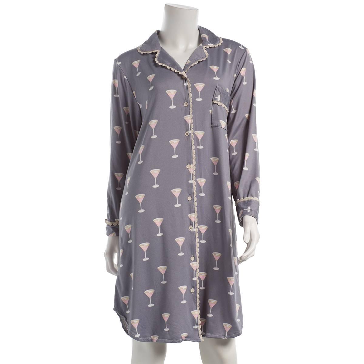 Click here for Womens Body Touch Long Sleeve Tini Time Notch Coll... prices