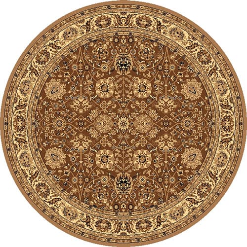 Click here for Rugs America(tm) New Vision Tabriz Round Rug - Bro... prices