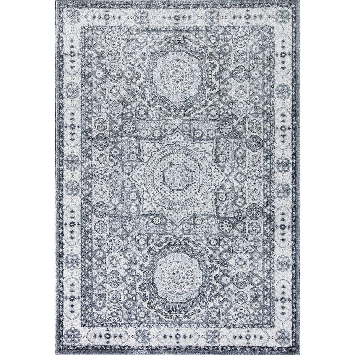 Click here for Rugs America(tm) Hailey Ice Cube Silver Abstract V... prices