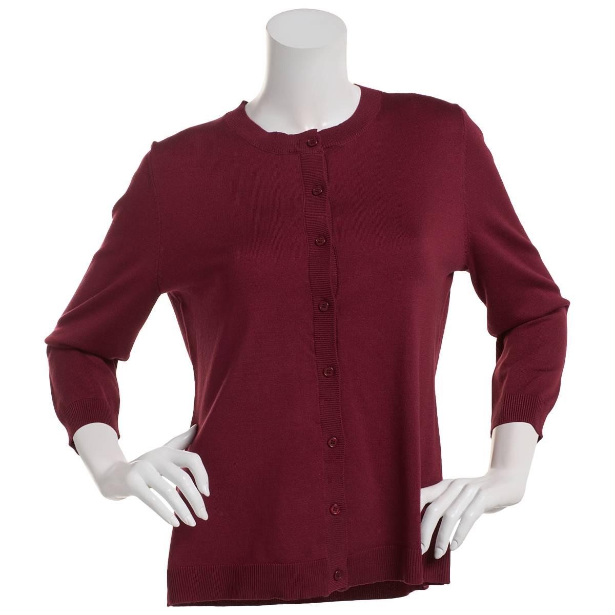 Click here for Petite Preswick & Moore(R) 3/4 Sleeve Button Front... prices