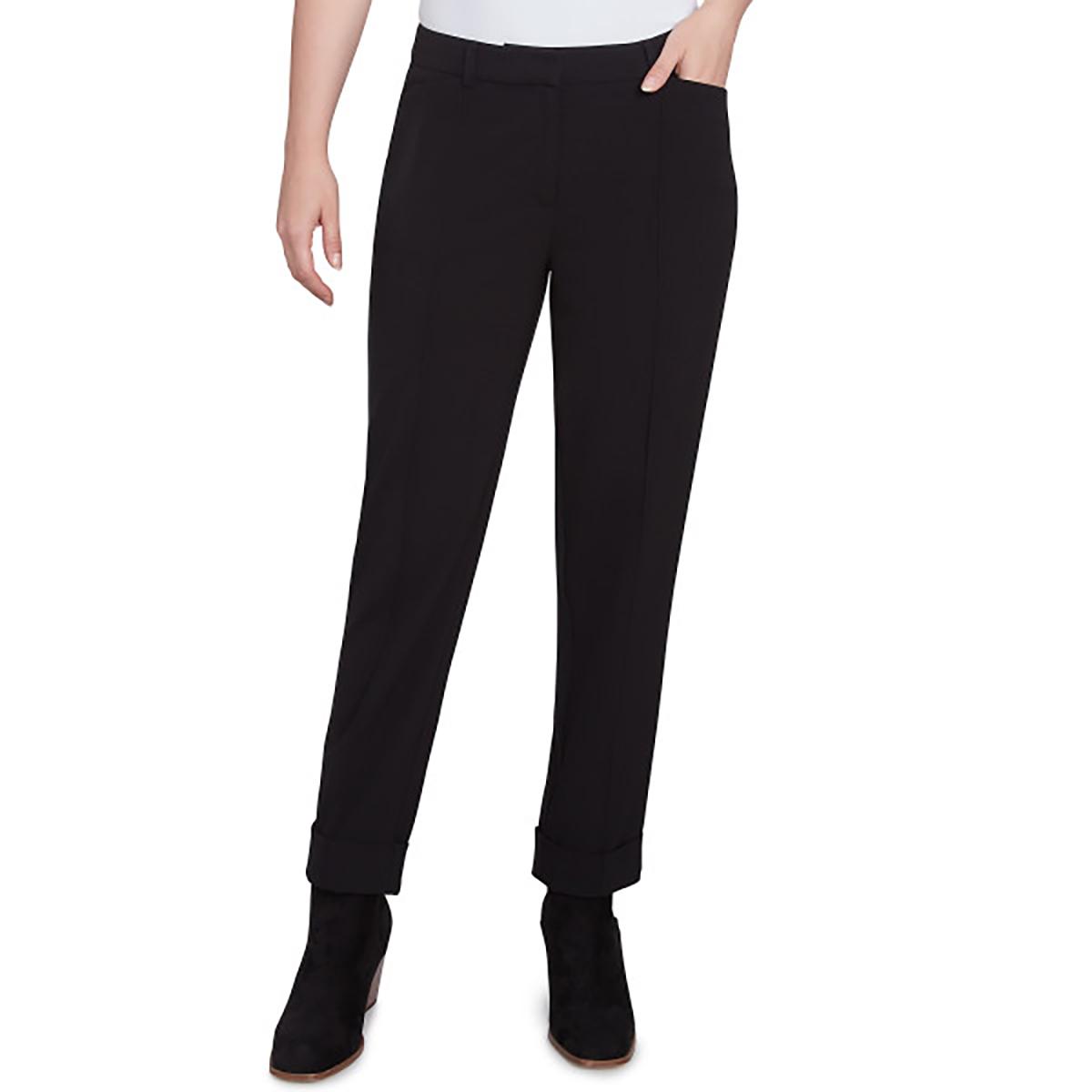 Click here for Womens Emaline Sunset Key Solid Pants with Cuffed... prices