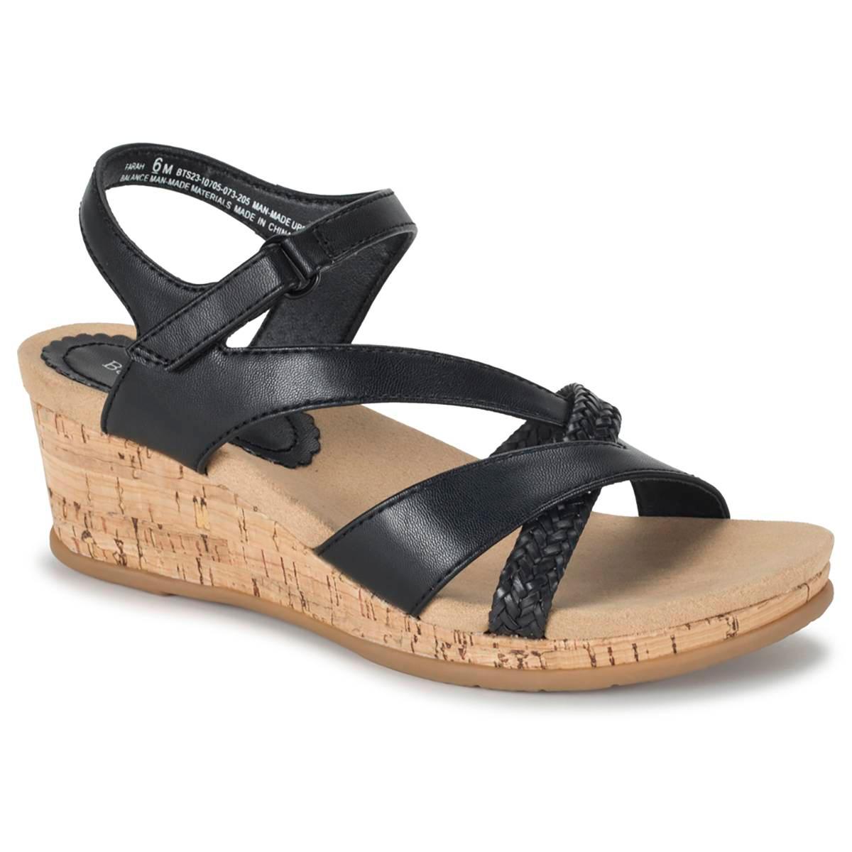 Click here for Womens BareTraps(R) Farah Wedge Sandals prices