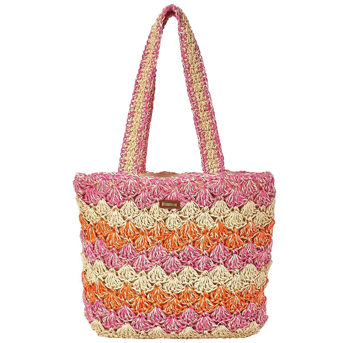 Click here for Sun N Sand Pink Paper Straw Tote prices