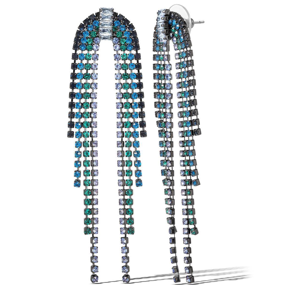 Click here for Jessica Simpson Silver-Tone Hematite Rhinestone Dr... prices