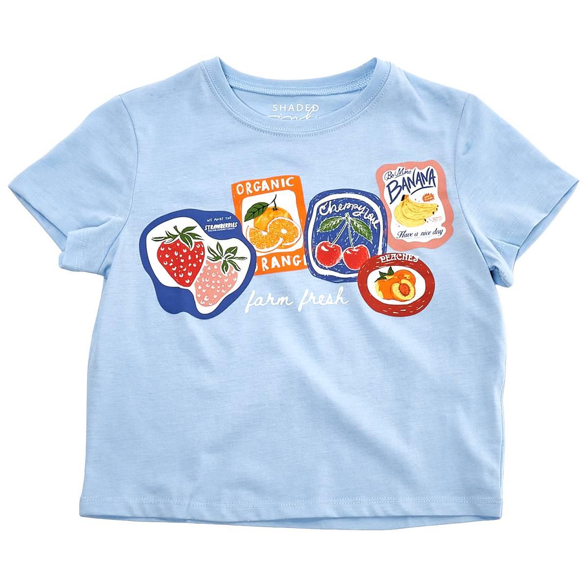 Click here for Girls (7-16) Shaded Pink Farm Fresh Tee prices
