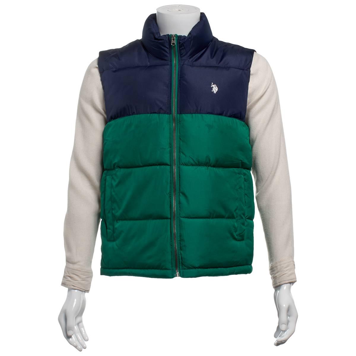 Click here for Mens U.S. Polo Assn.(R) Color Block Puffer Vest prices