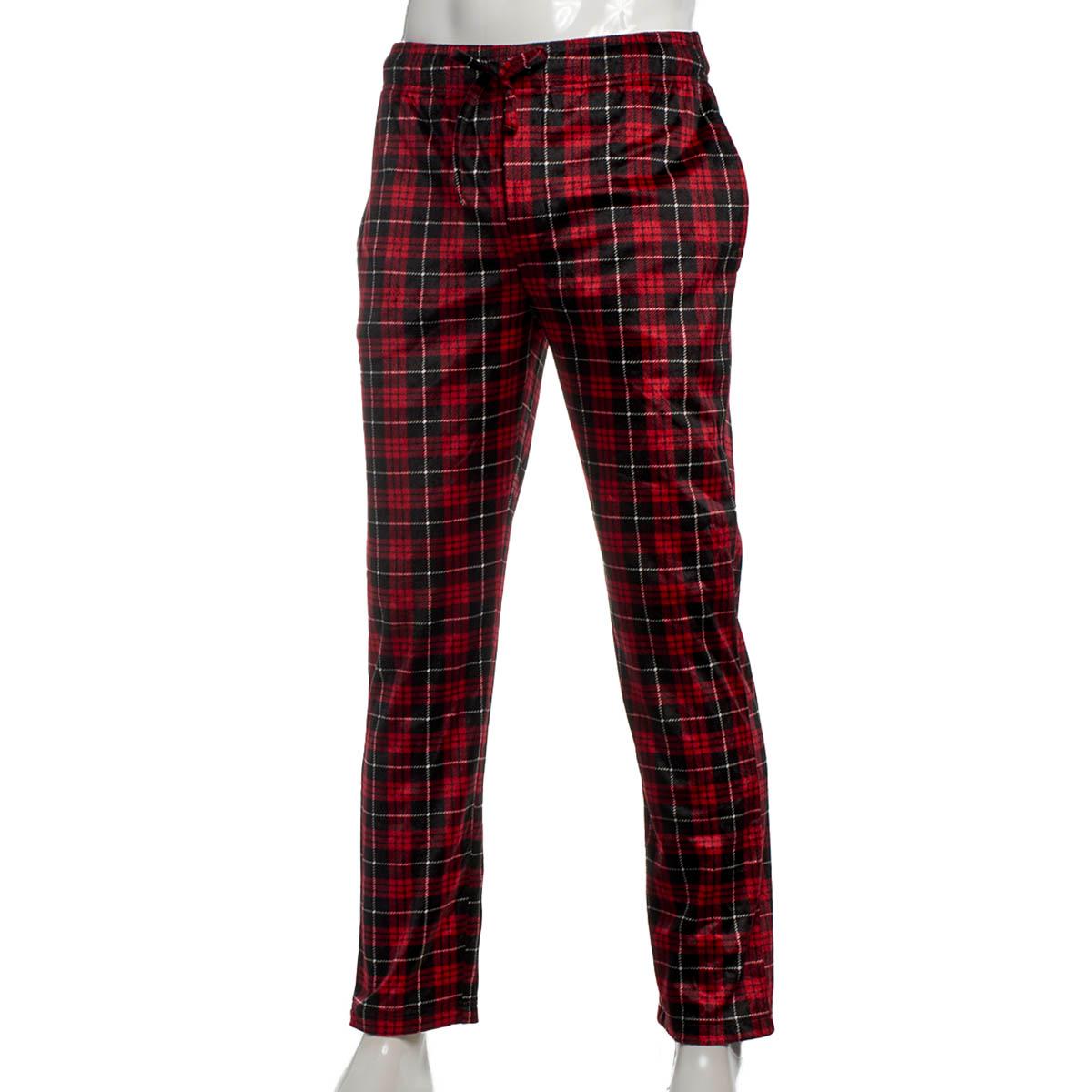 Click here for Mens Preswick & Moore(R) Red/Black/White Plaid Sil... prices