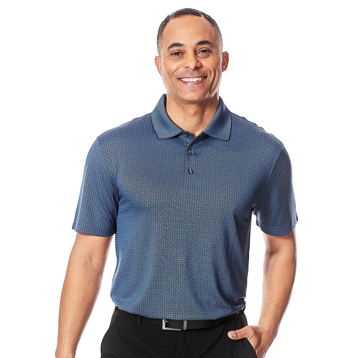 Click here for Mens Cross & Winsor(R) Golf Solid Grid Polo prices