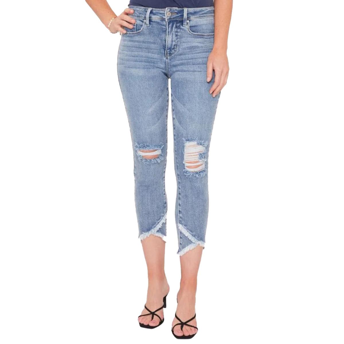 Click here for Womens Royalty Vintage Dream Tulip Hem Ankle Jeans prices