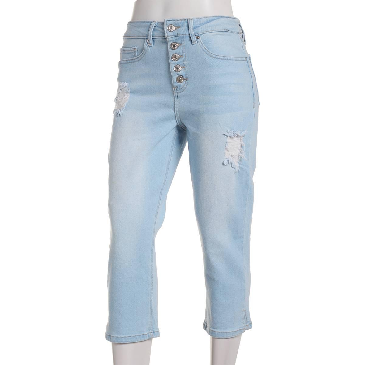 Click here for Womens Royalty Vintage Capri with Exposed Button prices