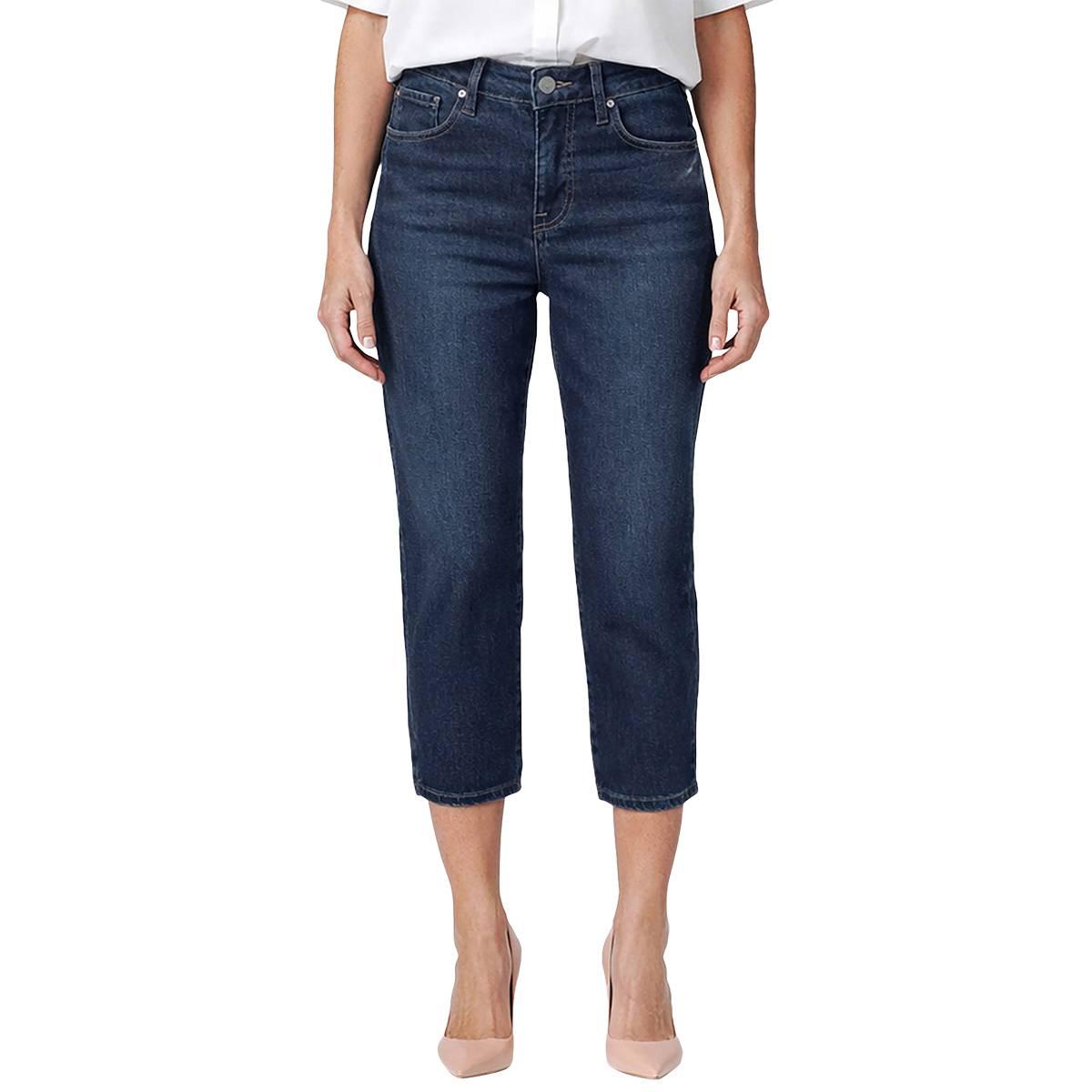 Click here for Womens Royalty Split Hem Capri Jeans prices