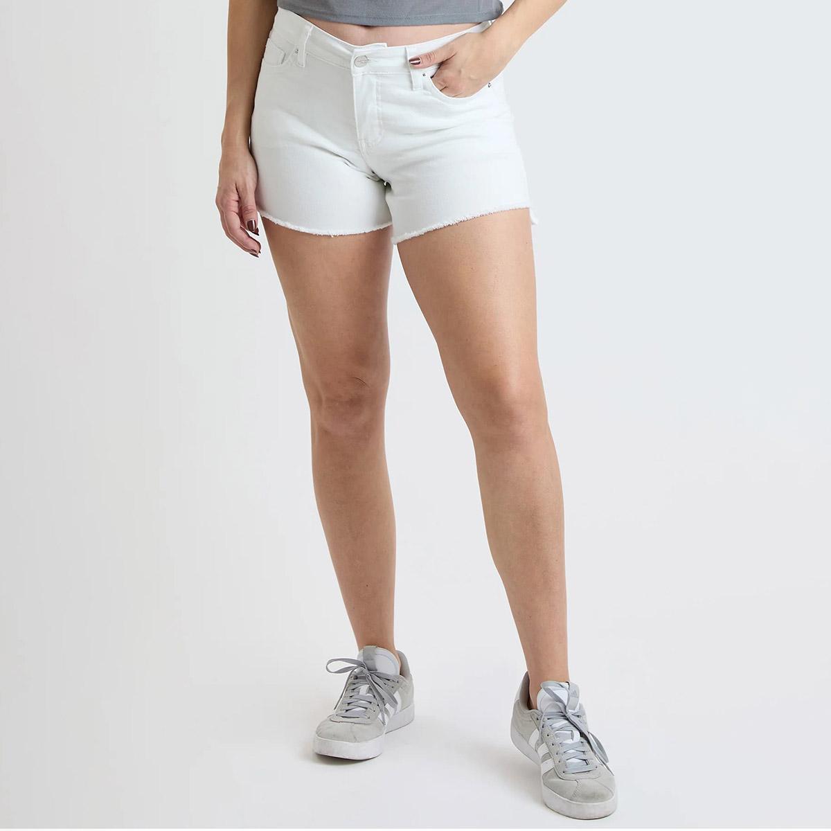 Click here for Womens Royalty Frey Hem Denim Shorts prices
