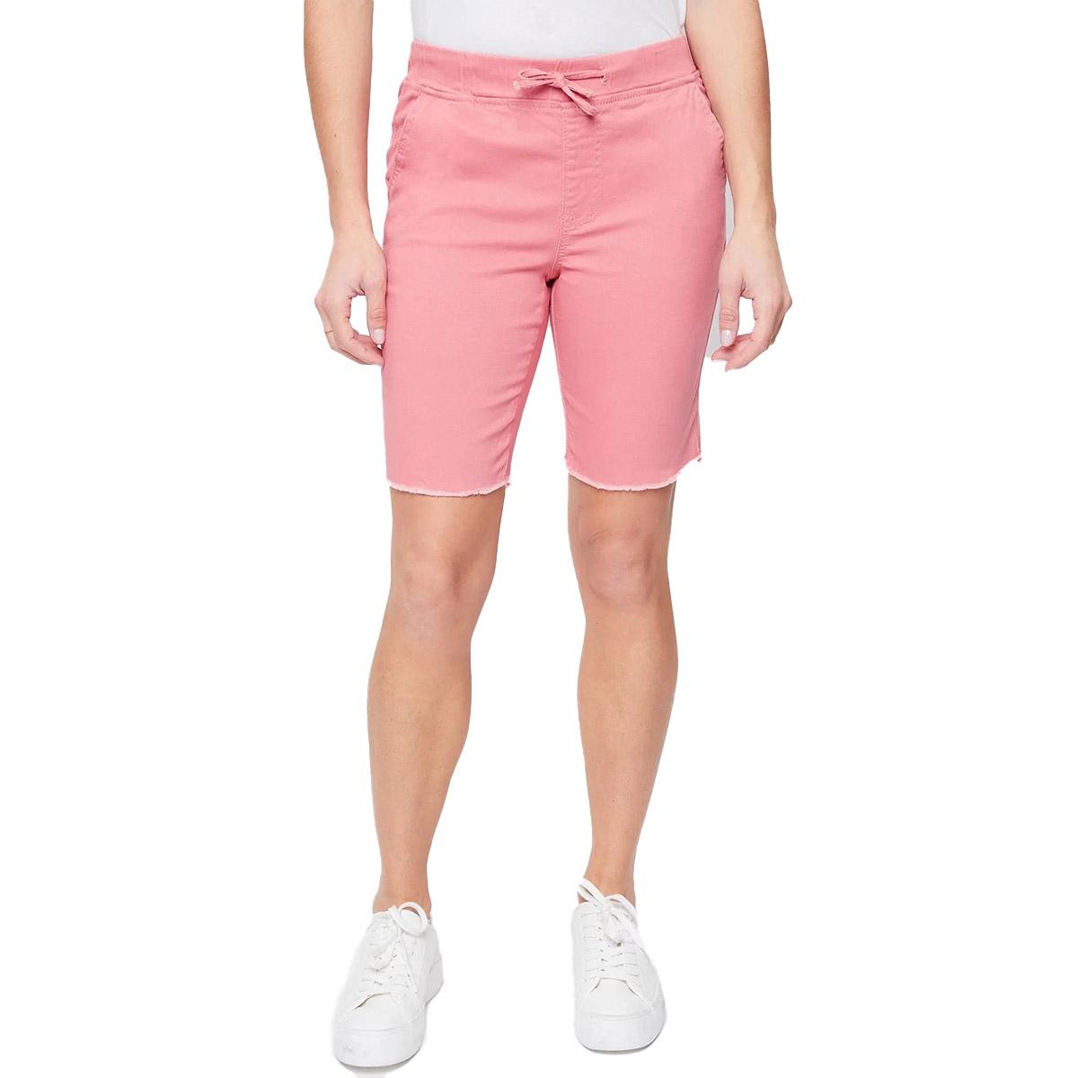 Click here for Womens Royalty Elastic Waist Bermuda Short w/Fray... prices