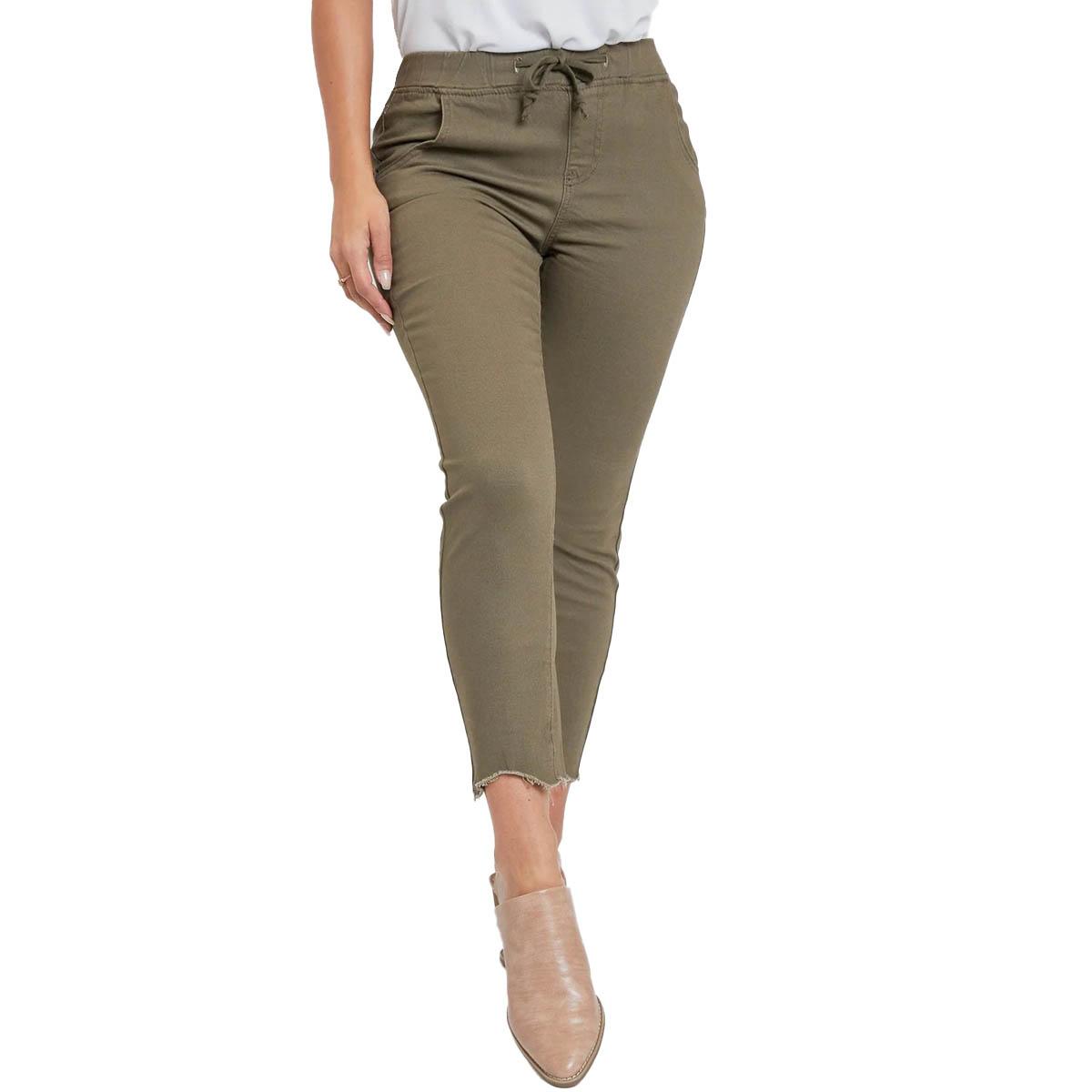 Click here for Petite Royalty(R) Pull On Solid Dog Bite Joggers prices