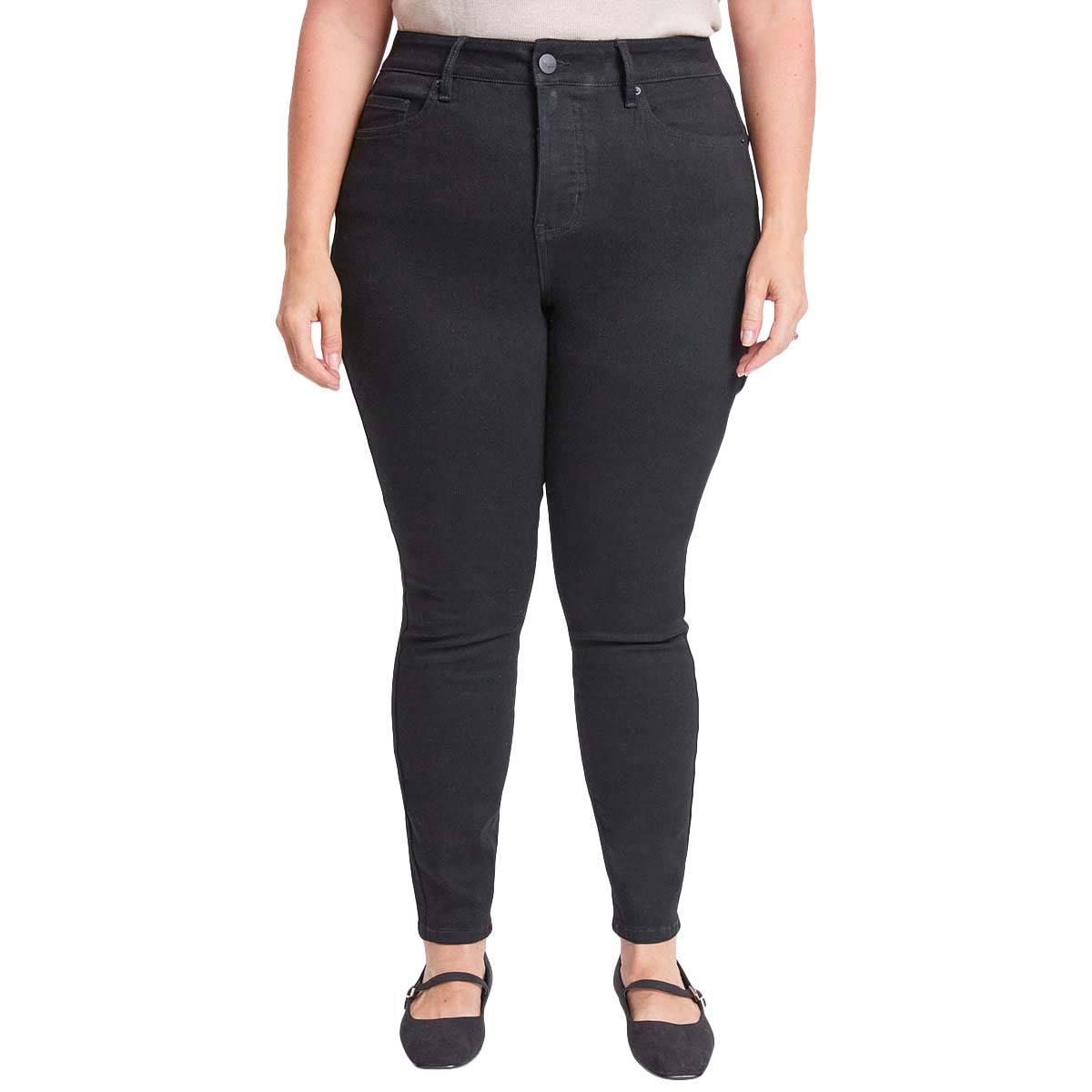 Click here for Plus Size Royalty 5-Pocket High Rise Skinny Jeans prices