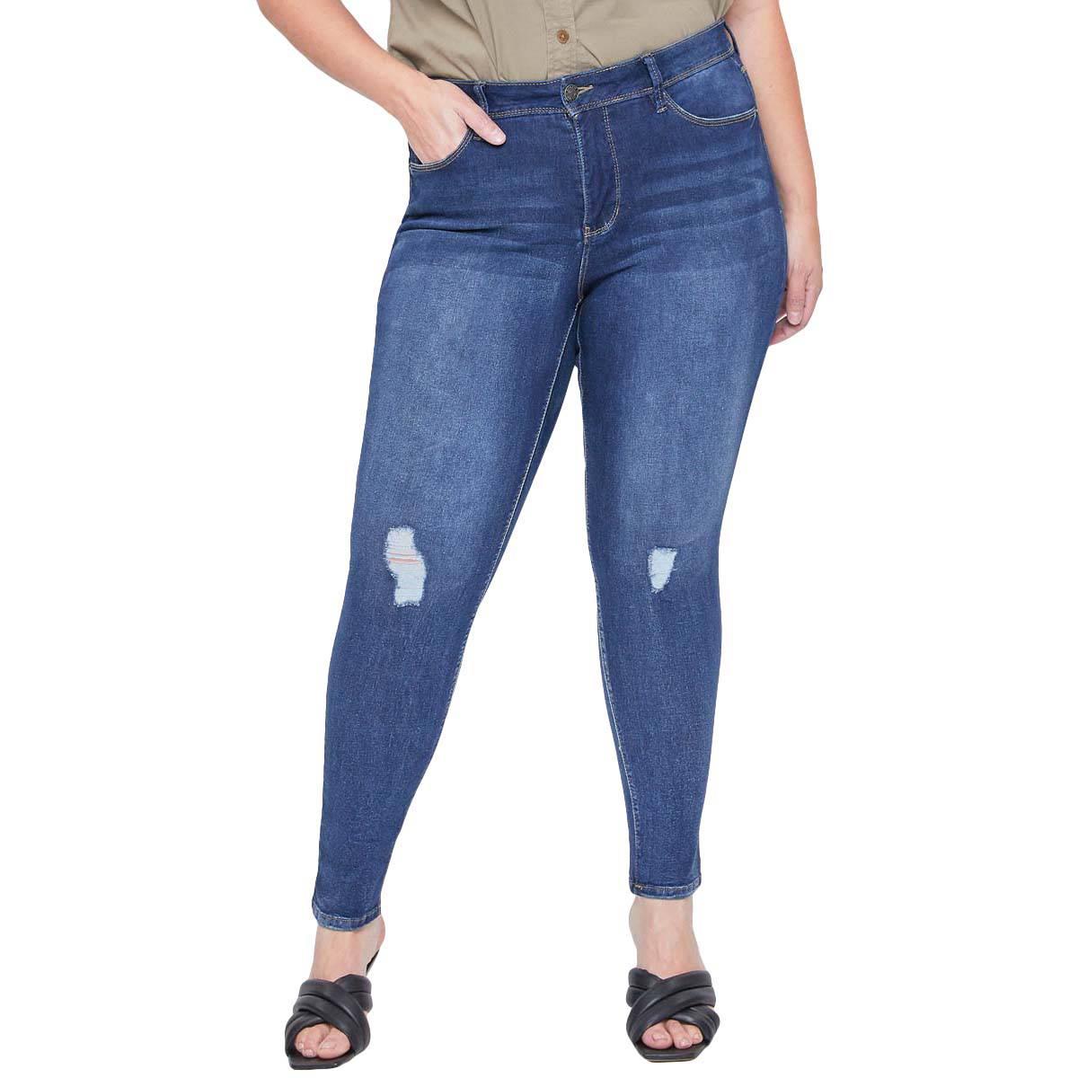 Click here for Plus Size Royalty High Rise Basic Skinny Jeans prices
