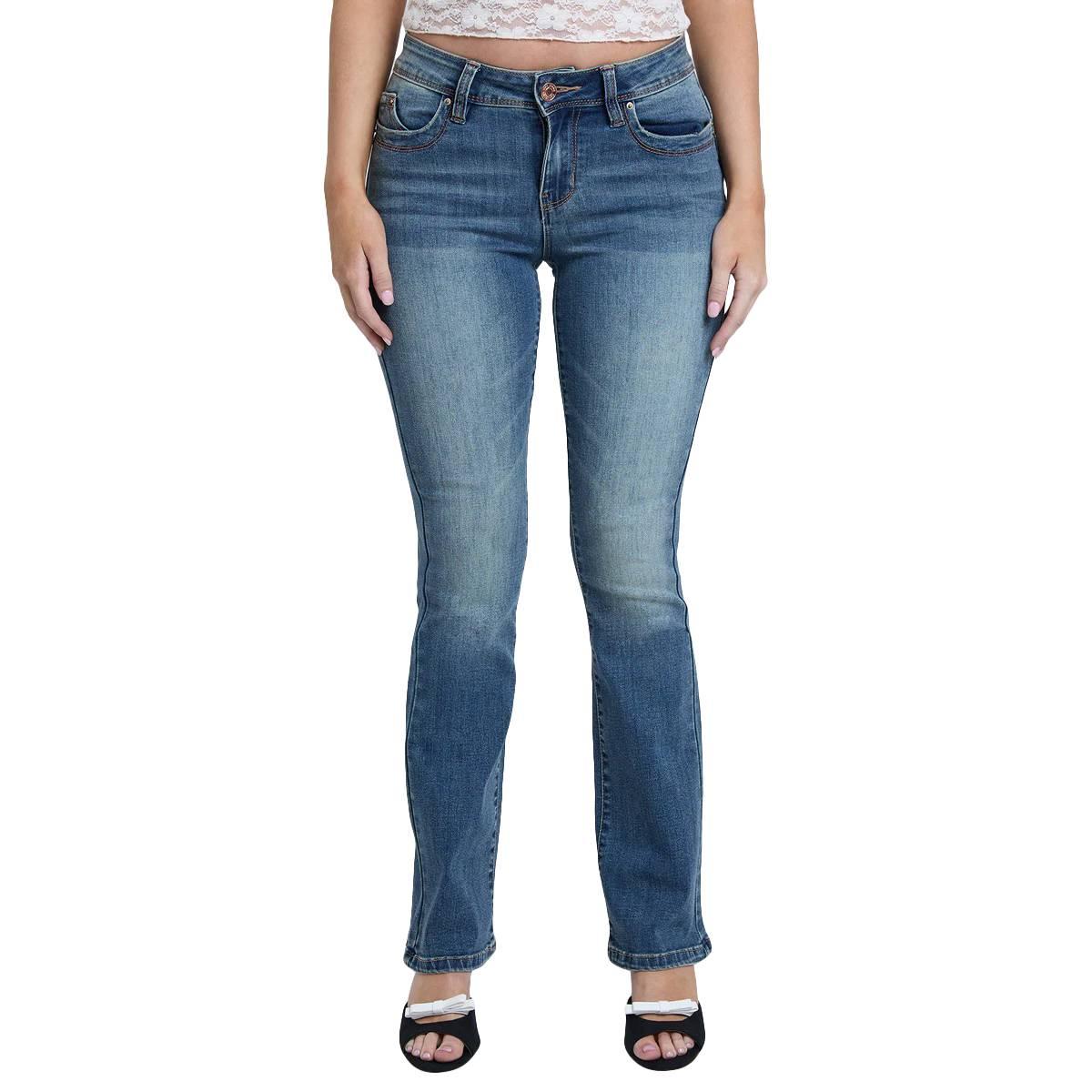 Click here for Juniors YMI(R) Wanna Betta Butt 1 Button Bootcut J... prices