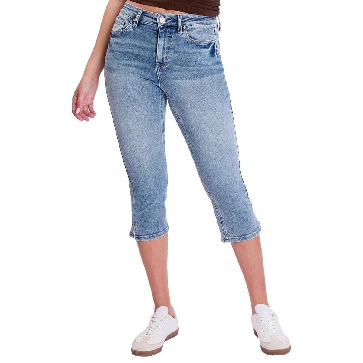 Click here for Juniors YMI(R) 21in. High Rise Capri Pants with Si... prices